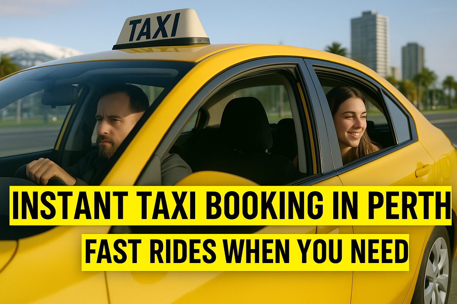 Book Taxi in Perth | 24/7 Perth Taxi Booking & Airport Transfers